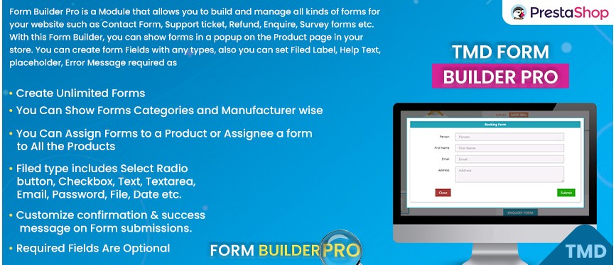 Prestashop Form Builder Pro Module